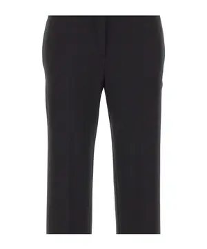 KAOS Straight-leg Tailored Pants With Hem Slits