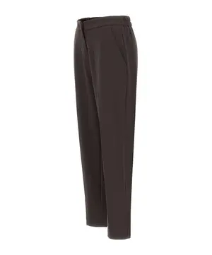 KAOS Straight-leg Trousers With Elastic Waistband