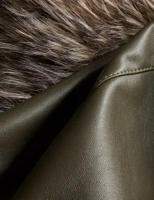 Zimmermann Panelled Faux Fur Coat