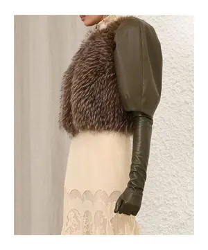 Zimmermann Panelled Faux Fur Coat