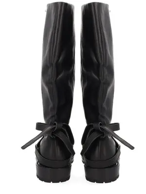 Our Legacy Stivale "high Engine" Leather Boots