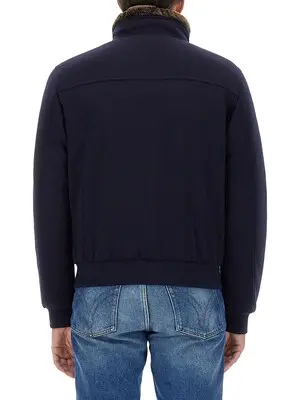 MOORER Giacca "bellati" Zip-up Jacket With Fur Collar