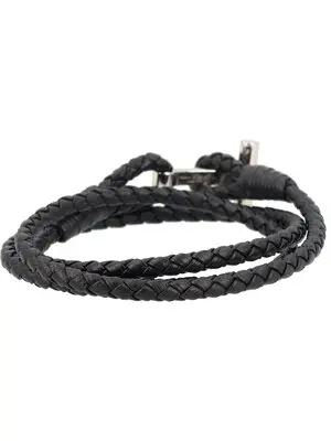 TOM FORD Bracciale In Pelle Intrecciata
