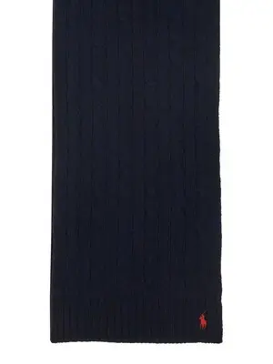 Polo Ralph Lauren Sciarpa In Lana E Cashmere A Trecce