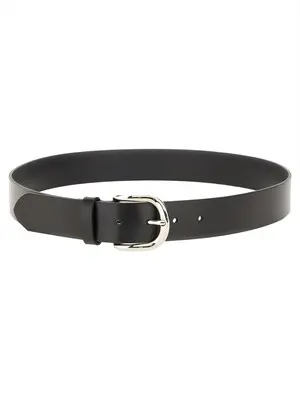 MARANT Zaph Leather Belt - Black