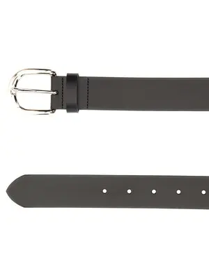 MARANT Zaph Leather Belt - Black