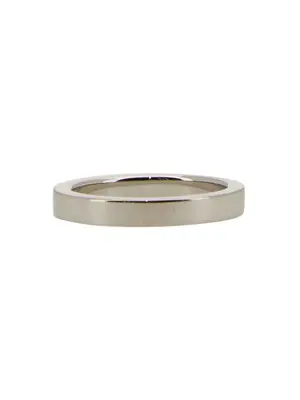MAISON MARGIELA Anello Con Logo "numeric Minimal Signature" Slim