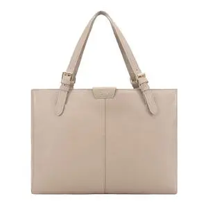 Paul Costelloe Argo Leather Tote Neutrals - Black