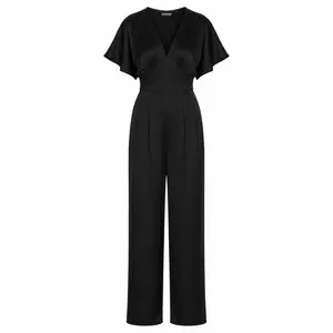 TRAFFIC PEOPLE Short Sleeve Grace Wide Leg Jumpsuit