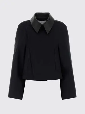 Givenchy Black Jacket With Contrasting Collar - Navy