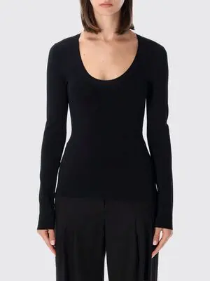 Stella McCartney Slim Fit Long-sleeved U-neck Knit Top