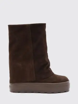 Casadei Suede Knee-high Wedge Boots