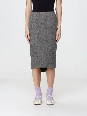 N° 21 Tweed Pencil Skirt - Black