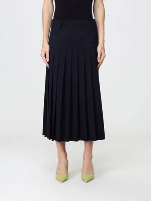 N° 21 Pleated Midi Skirt