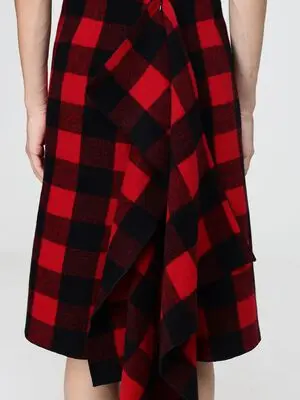 N° 21 And Black Checkered Skirt - Red