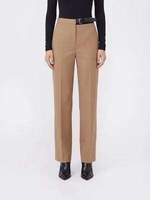 SEMICOUTURE Wool Blend Trousers - Brown