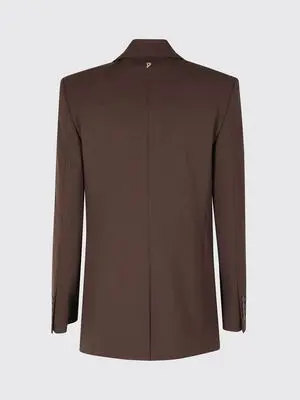 DONDUP Cropped Double-breasted Wool Blazer With Peak Lapels