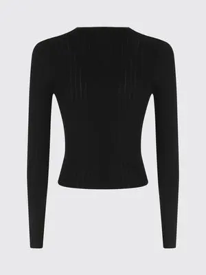 Alexander Wang Zip-up Ribbed Knit Sweater