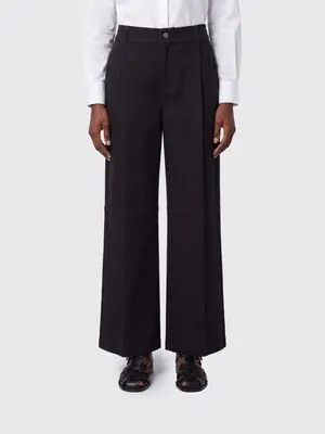 Brunello Cucinelli Wide-leg Cotton And Silk Blend Trousers With Pleats