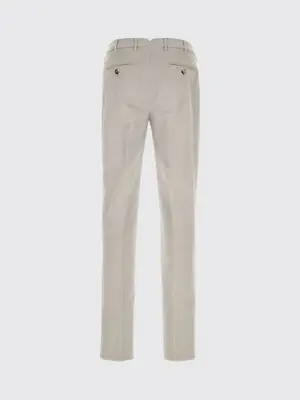 Brunello Cucinelli Slim Fit Pleated Stretch Cotton Chino Trousers