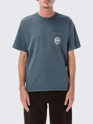 LEVI'S Cotton T-shirt With Patch Pocket And Graphic Logo Print - Black