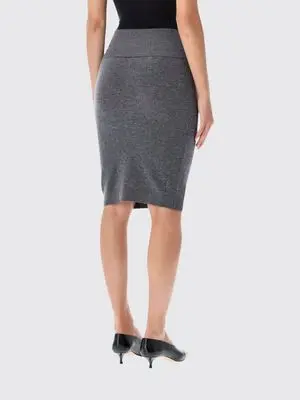 Stella McCartney High-waisted Wool Knit Pencil Mini Skirt - Grey