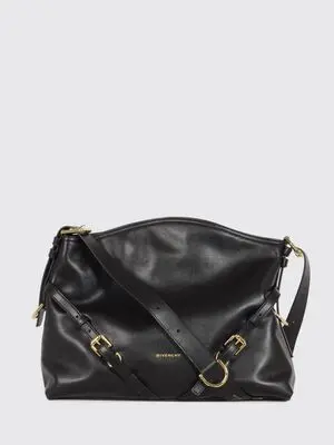 Givenchy Leather Shoulder Bag With Gold Tone Hardware