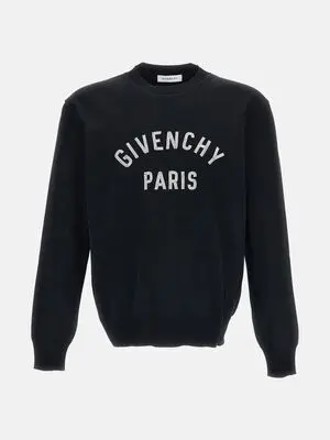 Givenchy Paris Logo Sweater - Black