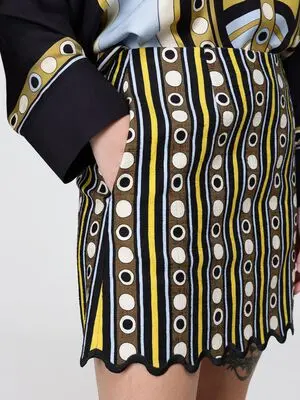 La DoubleJ Printed A-line Skirt