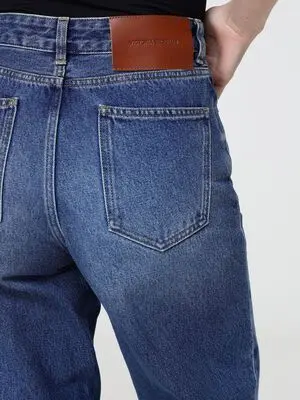Victoria Beckham High-waisted Wide-leg Jeans In Cotton Denim
