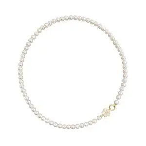 ALEGORIA JEWELLERY White / Gold Bavella Pearl Necklace White