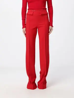 Elisabetta Franchi High-waisted Trousers - Red