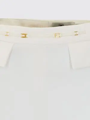 Elisabetta Franchi High-waisted Trousers - White
