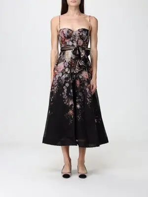 Zimmermann Floral Print Midi Dress
