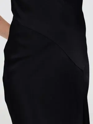 Alberta Ferretti Spaghetti Strap V-neck Maxi Dress