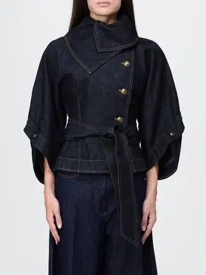 Zimmermann Denim Belted Jacket