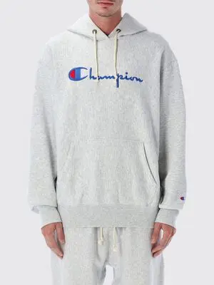 Champion Champion Embroidered Logo Hoodie Grey