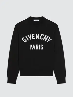 Givenchy Paris Knit Sweater - Black