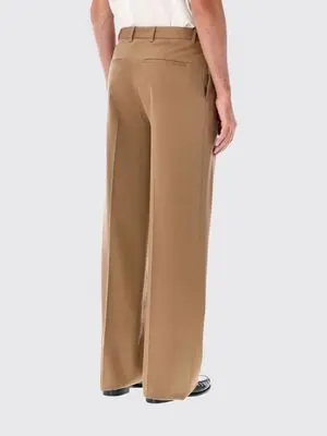 LARDINI Tailored Wide-leg Trousers - Beige