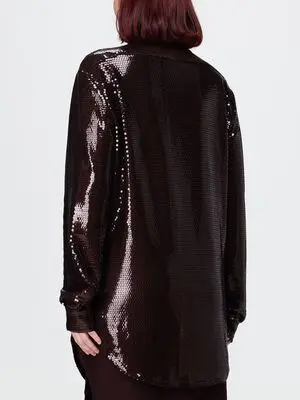 Alberta Ferretti Sequin Embellished Shirt