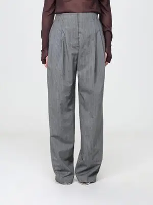Alberta Ferretti Tailored Pinstriped Wide-leg Trousers