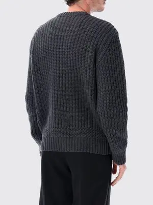 A.p.c. Recycled Wool Crew Neck Jumper With Ribbed Trims