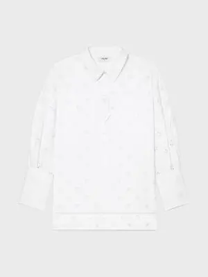Celine Embroidered Shirt - White