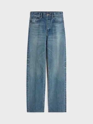Celine Wide-leg Jeans - Navy