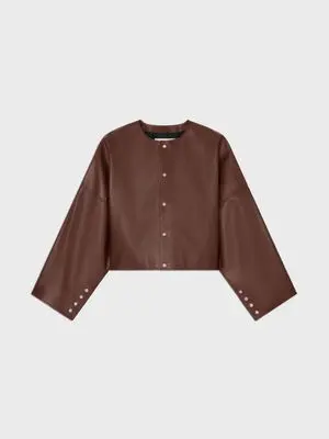 Celine Celine Buttoned Jacket Brown