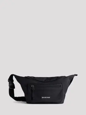 Balenciaga Explorer Bum Bag In Nylon With Applied Logo And Adjustable Strap