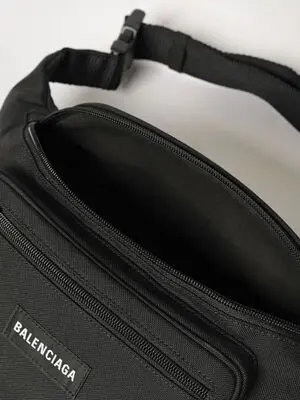 Balenciaga Explorer Bum Bag In Nylon With Applied Logo And Adjustable Strap