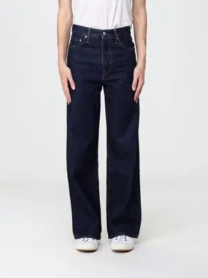 LEVI'S Levi's Ribcage High-Rise Wide-Leg Jeans Grey