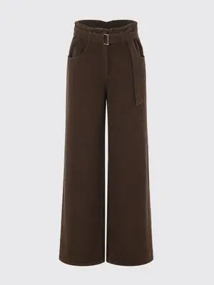 Brunello Cucinelli High-waisted Wide-leg Jeans With Monili Embellishment