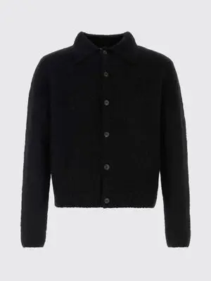 Dries Van Noten Polo-style Alpaca And Merino Wool Blend Cardigan